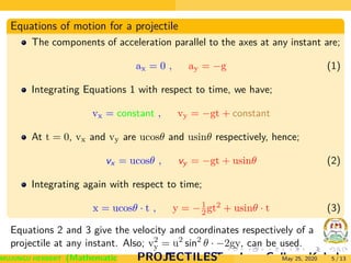 Projectiles | PDF