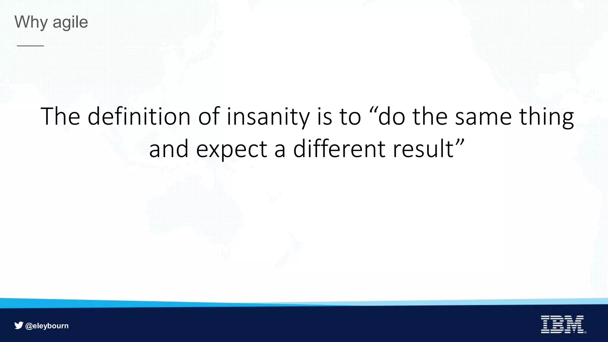 5th Agile CoP Forum Agile Transformation Journey in IBM | PPT