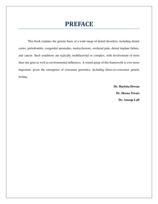 genetics and oral health | PDF