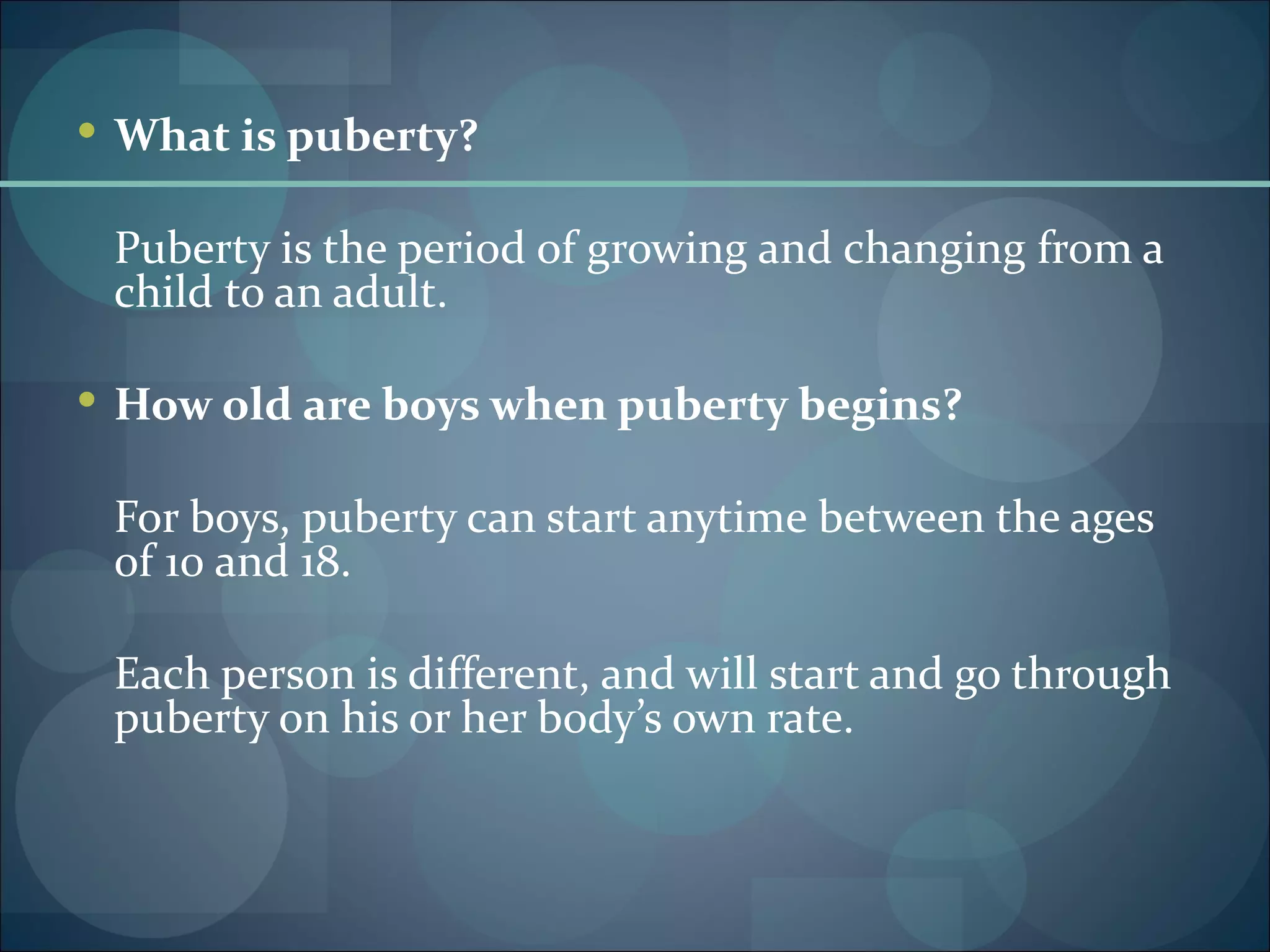 5th boys and puberty day 2 | PPT