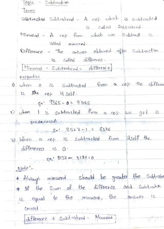 5th class ,ch 2, the four operations | PPT