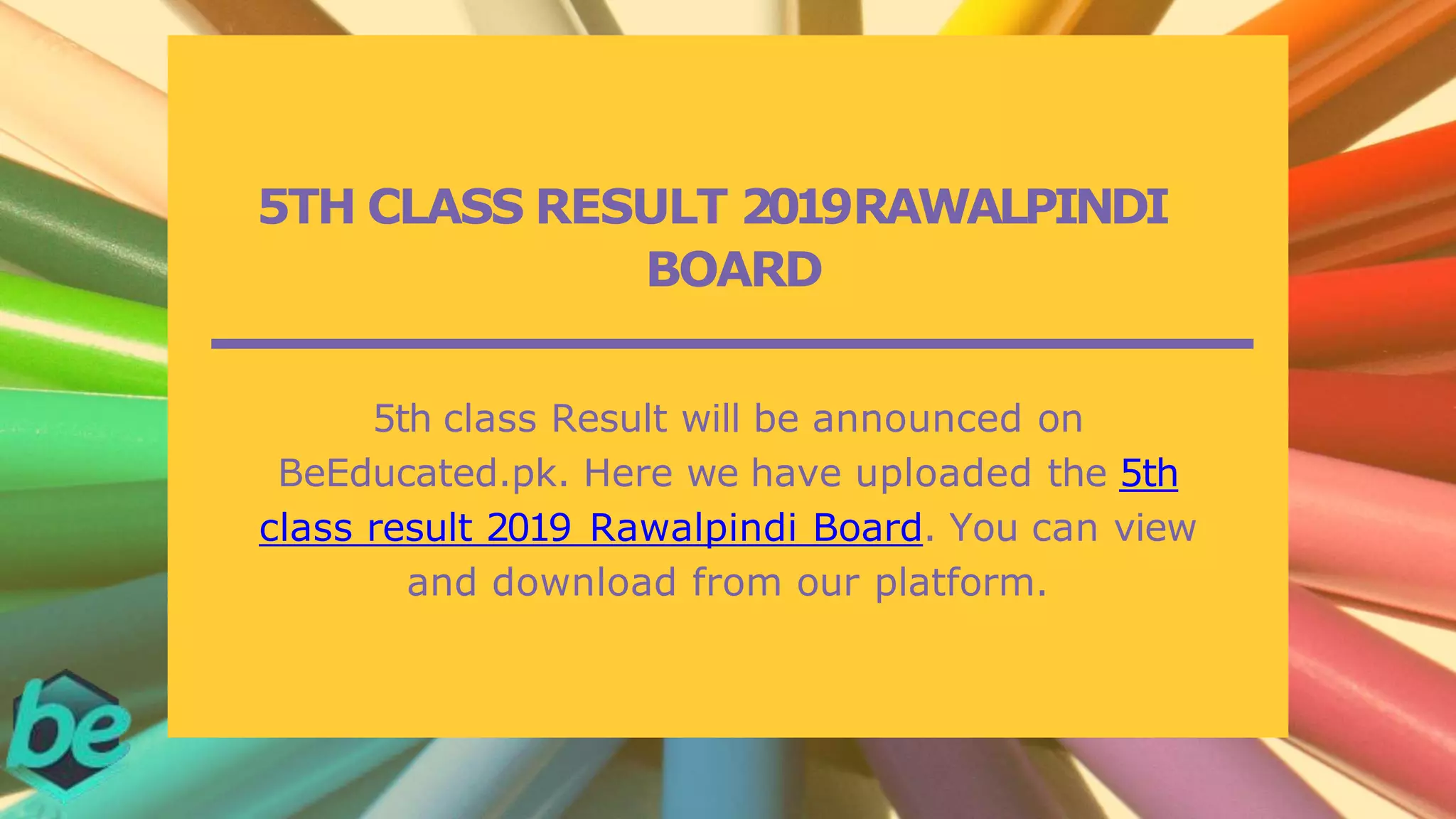 5th class result 2019 | PPTX