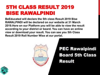 5th class result 2019 roll number wise | PPTX