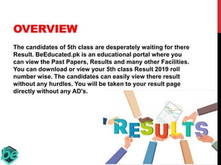 5th class result 2019 roll number wise | PPTX