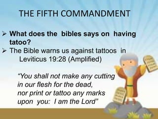 5th commandment | PPTX