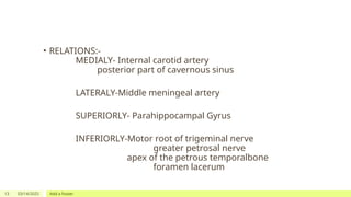 5th cranial nerve TRIGEMINAL nerve anatomy.pptx