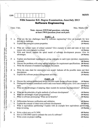 5th semister CSE & ISE question papers 2012 dec to 2013 july | PDF