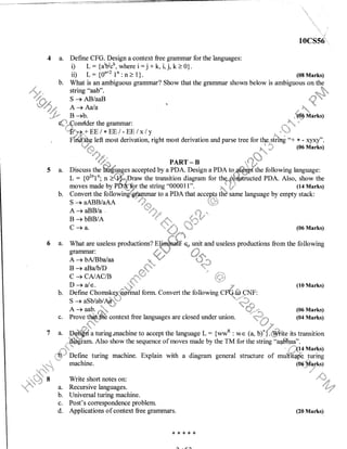 5th cs & is question papers december 2013 | PDF