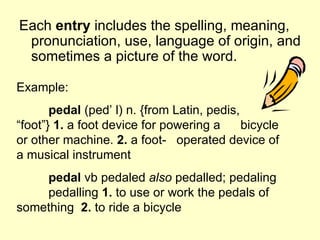 5th Dictionary & Guide Words | PPT