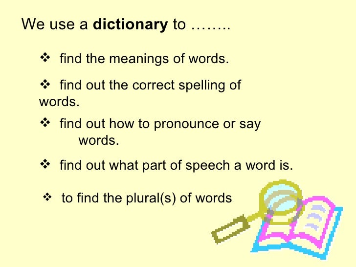5th Dictionary & Guide Words