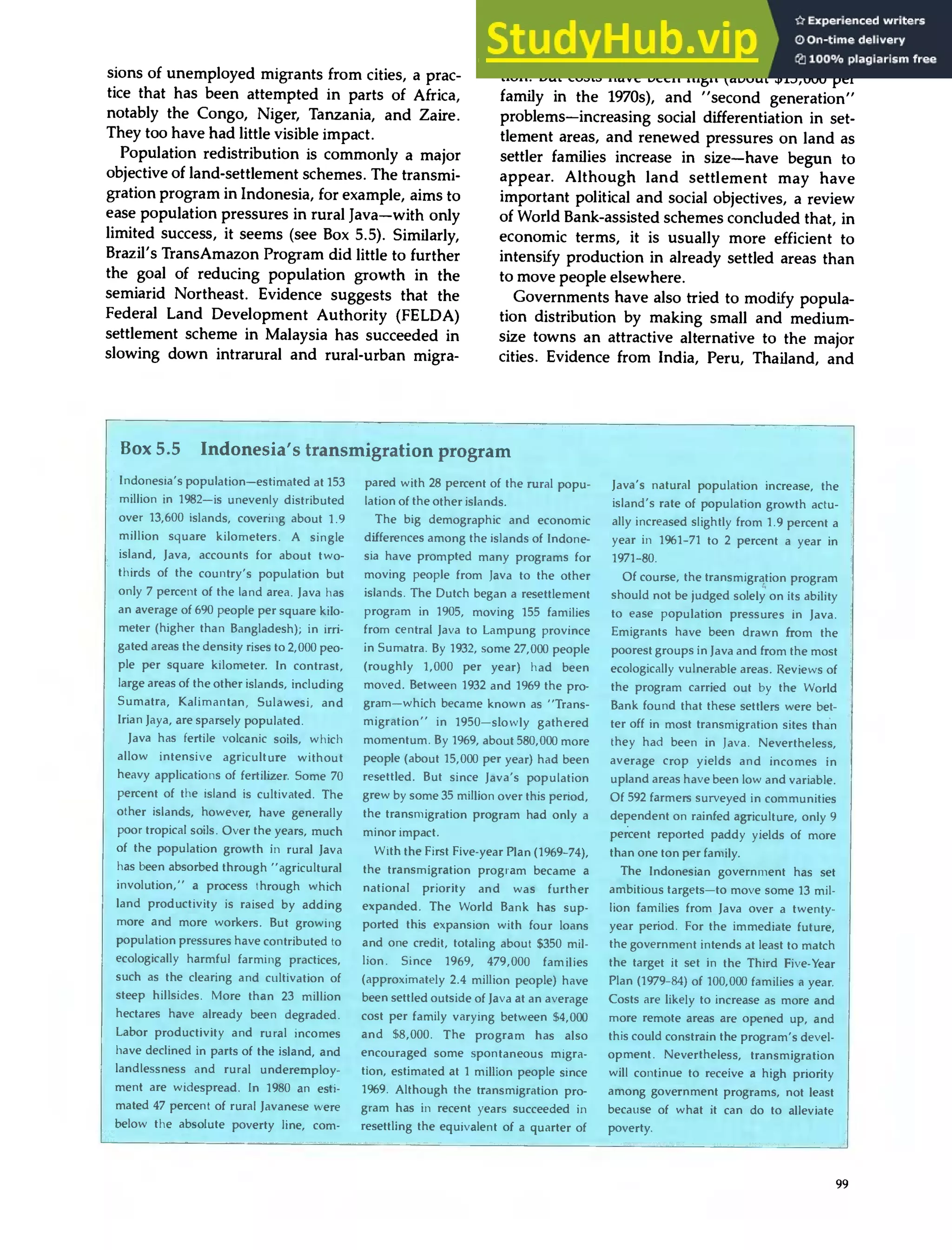 5 The Consequences Of Rapid Population Growth | PDF