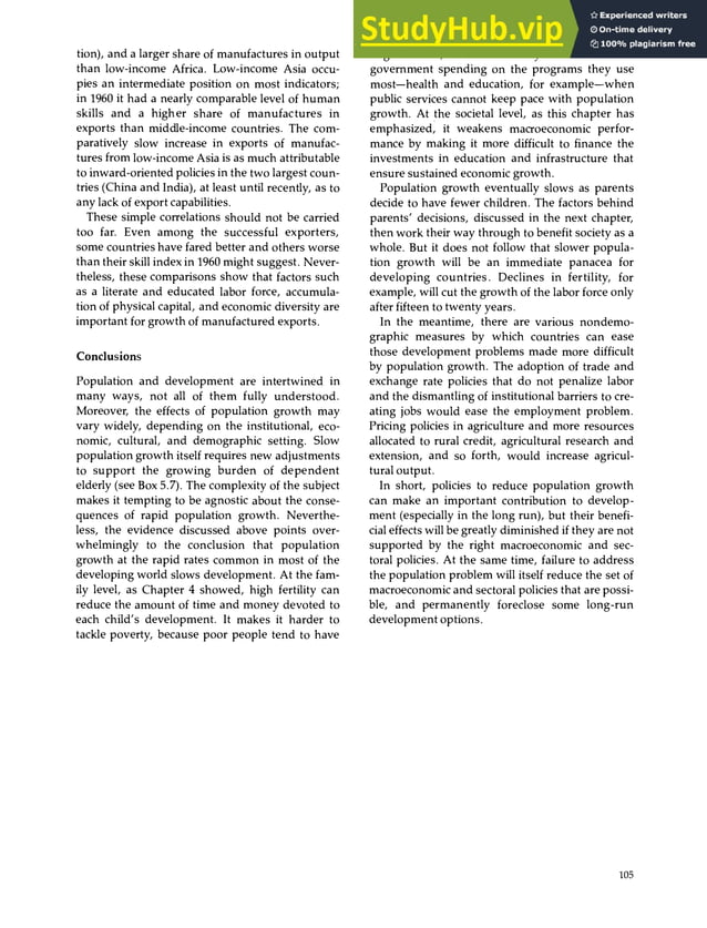 5 The Consequences Of Rapid Population Growth | PDF | Environment | Science