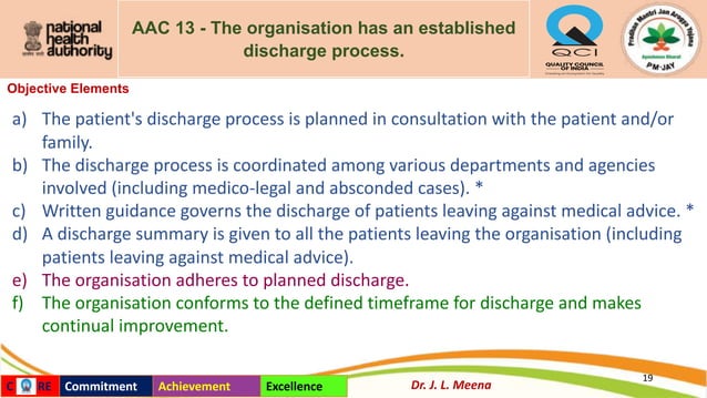 5th ed. nabh accreditation standards for hospitals april 2020 | PDF