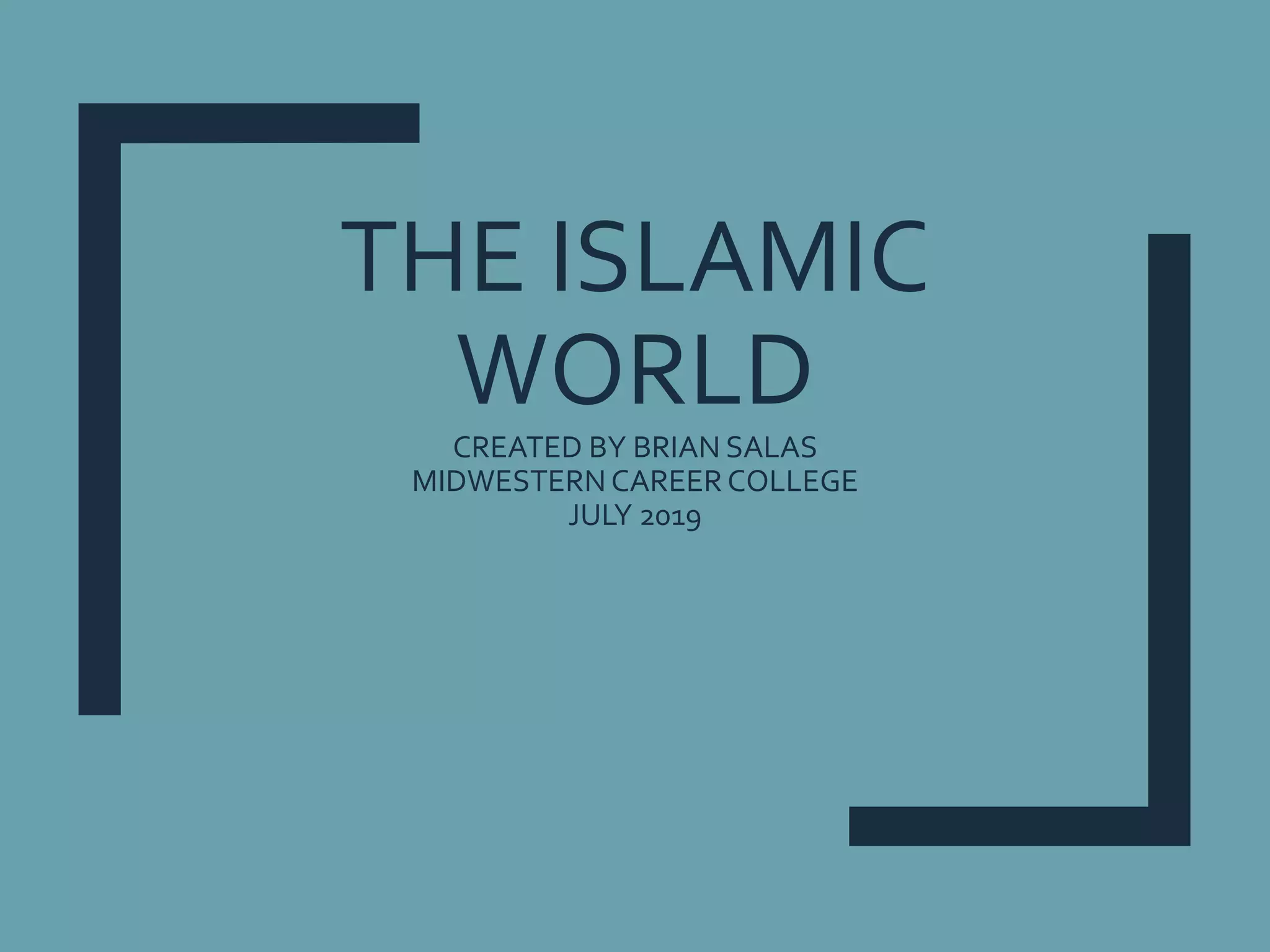 5 the islamic world | PPT