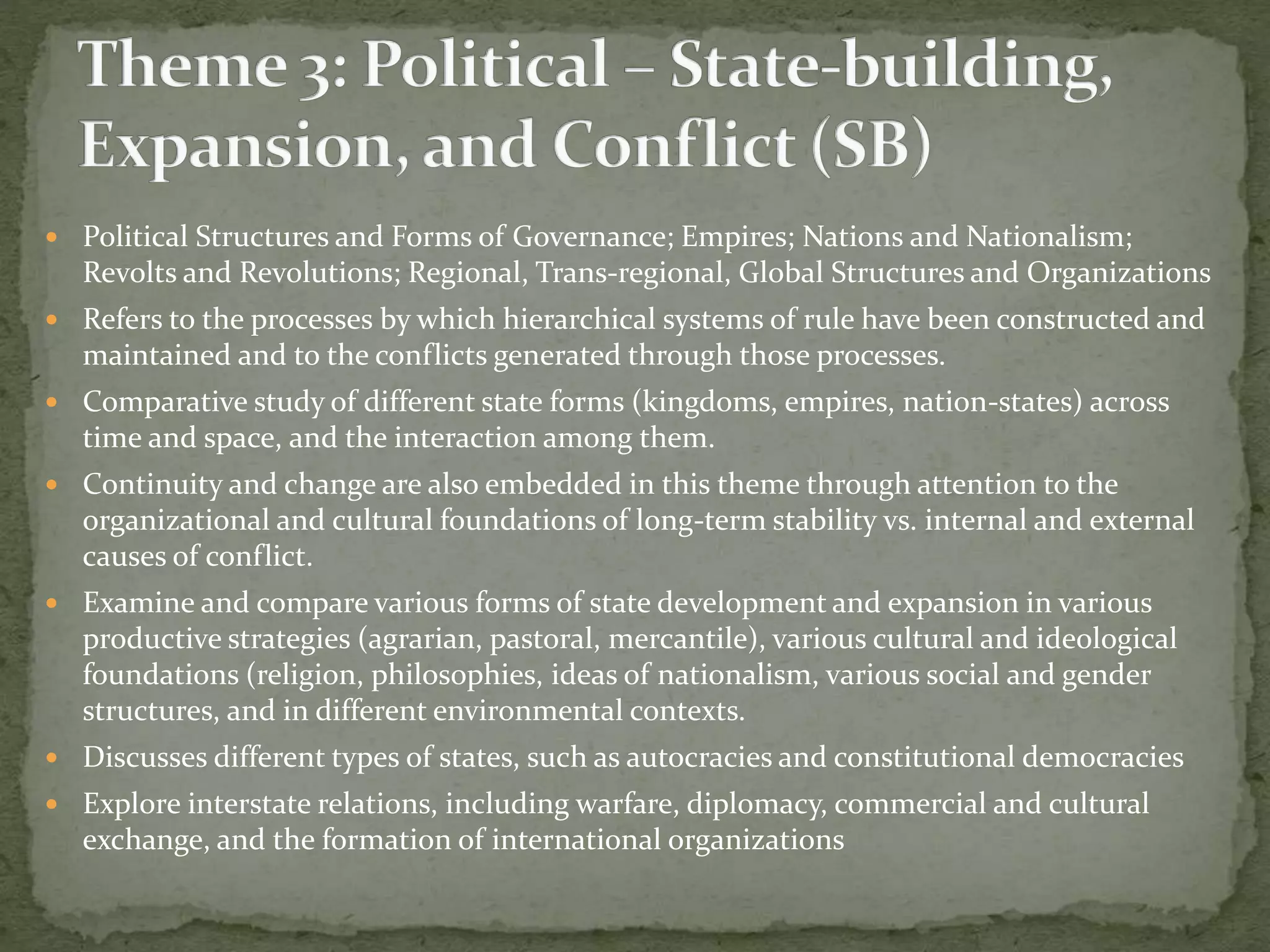 5 themes of ap world history | PPTX