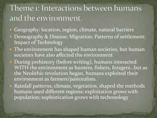 5 themes of ap world history | PPTX