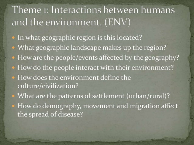 5 themes of ap world history | PPTX