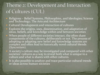 5 themes of ap world history | PPT