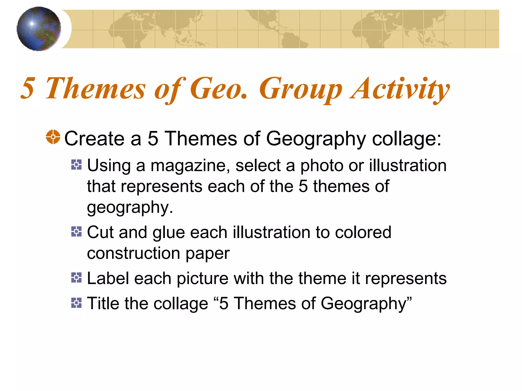 5 Themes Of Geography | PPT