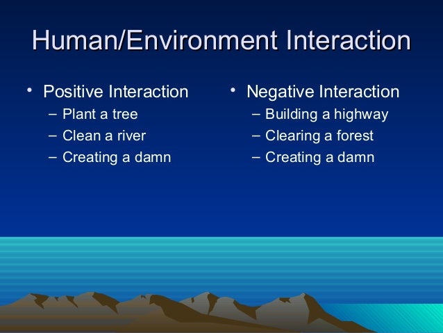 5 Themes Of Geography Human Environment