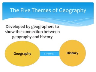 5 themes of geography | PPTX