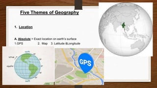 5 themes of geography. | PPTX