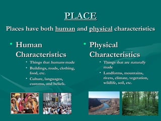Five Themes of Geography and its element.ppt