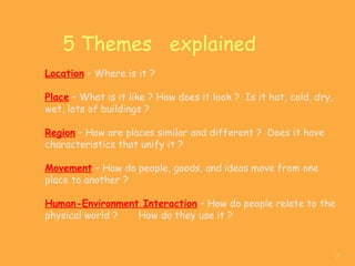 5 ThemesOfGeography -ppt | PPT