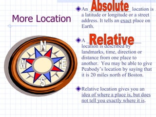 5 themes of geography | PPT