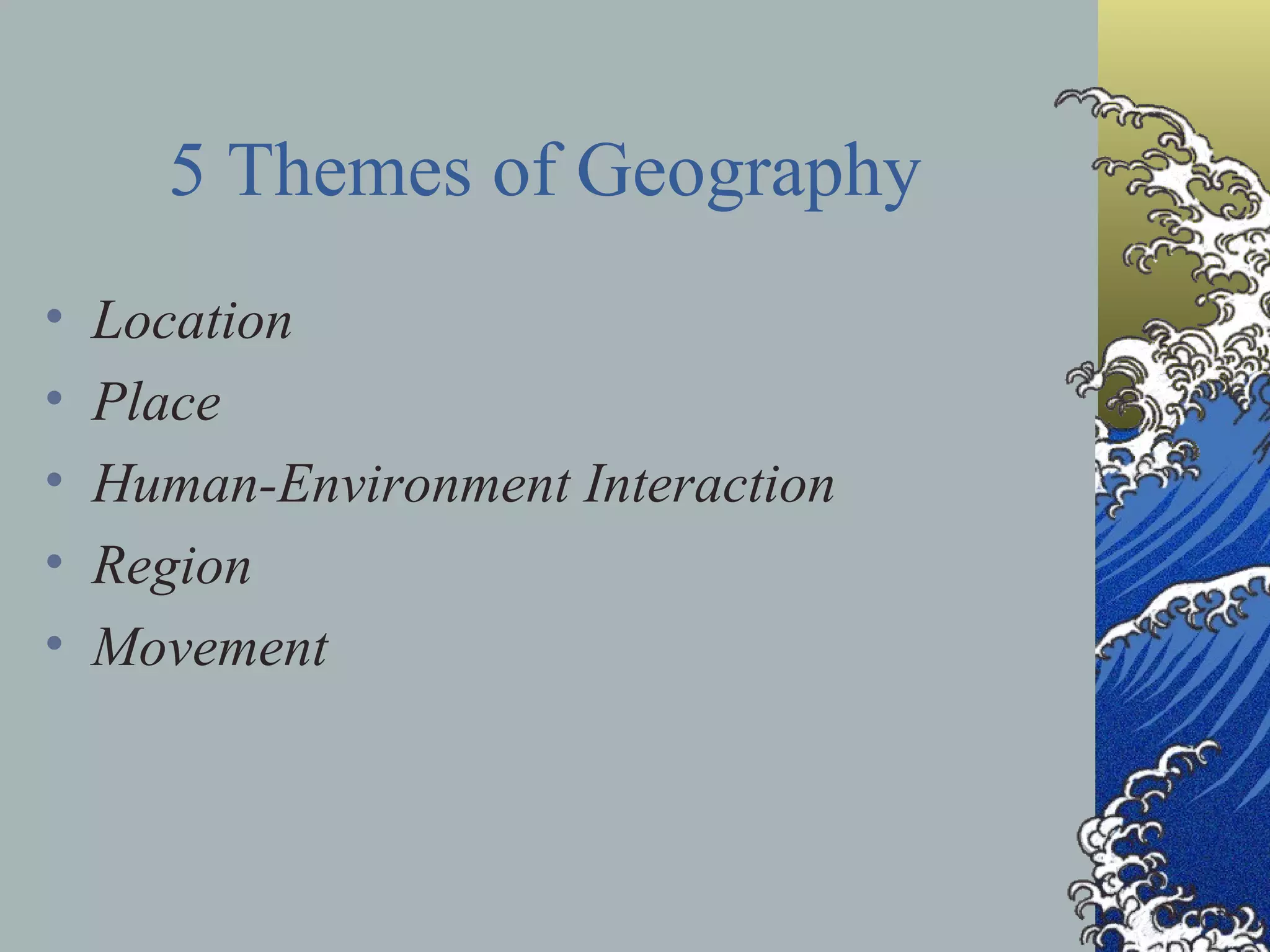 5 Themes Power Point | PPT
