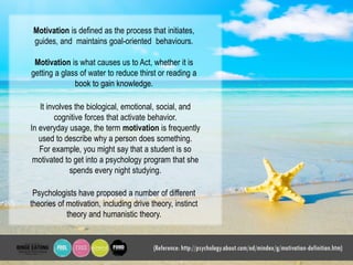 5 Theories About Motivation: Why We Do What We Do | PDF
