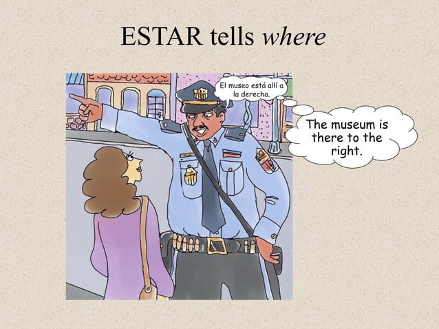 The present tense of estar | PPT