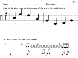 5th fall assesment | PPT | Music | Entertainment