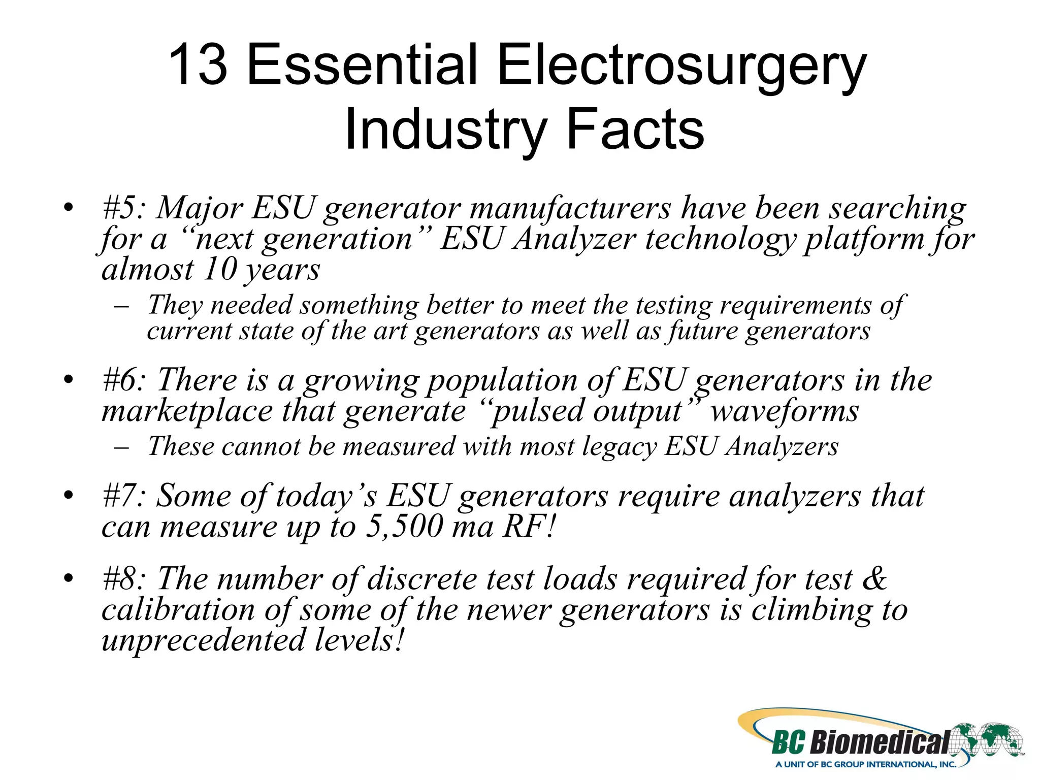 5th Generation ESU Technology Presentation June 2009 | PPS