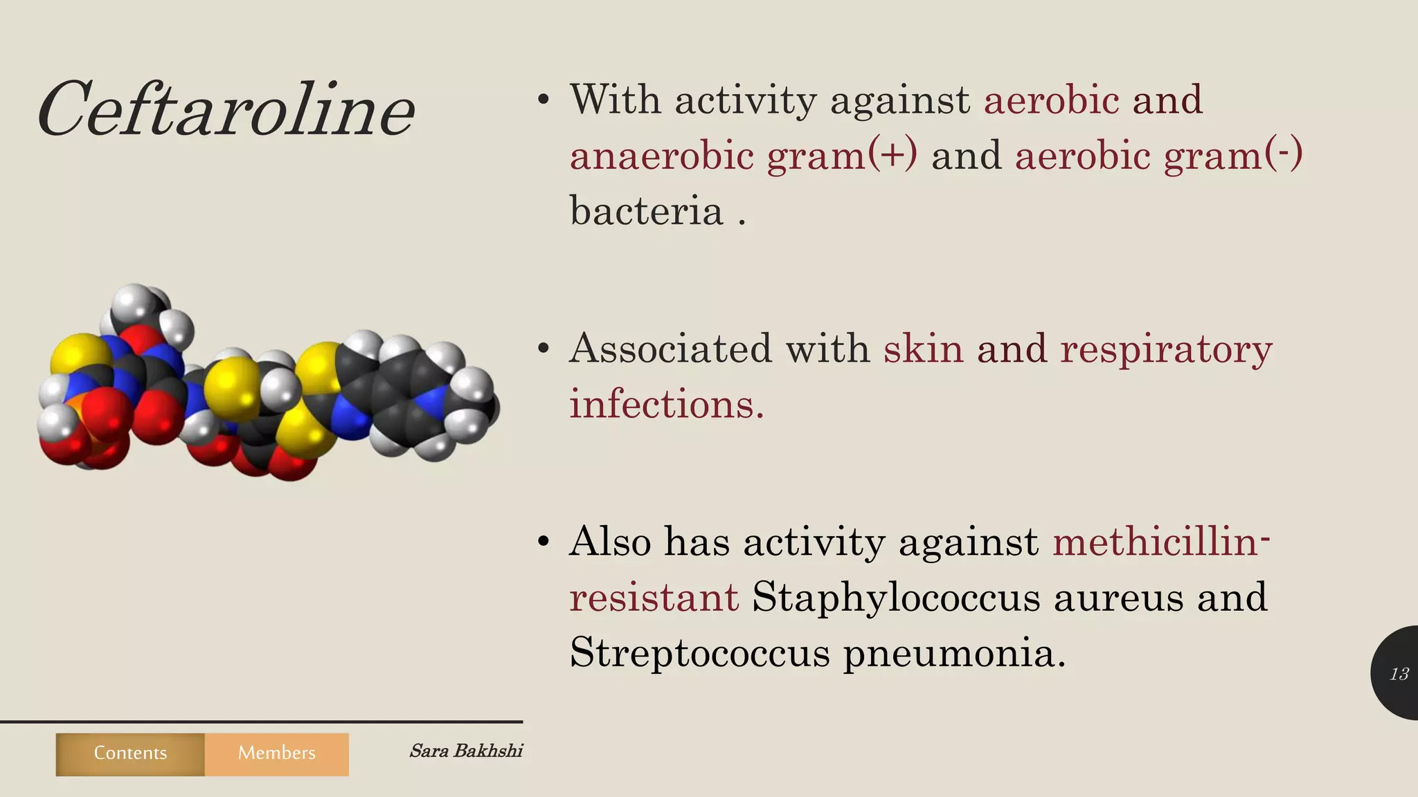 5th generation of cephalosporin | PPSX