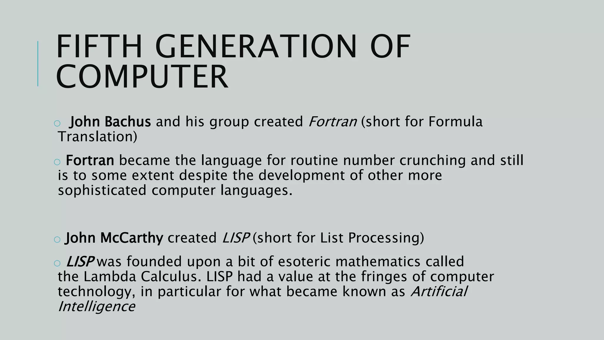 5th generation of computer | PPTX