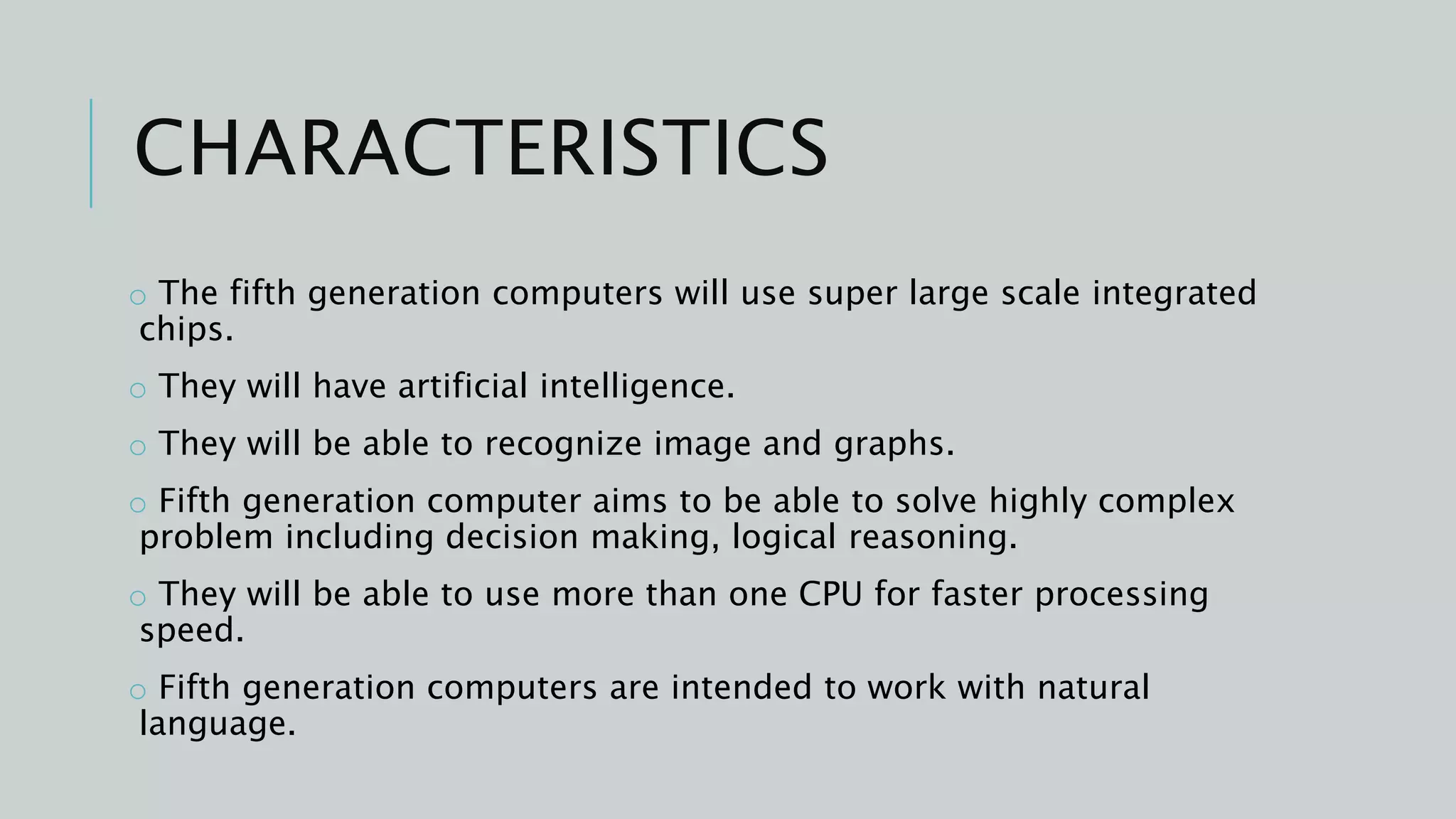 5th generation of computer | PPTX