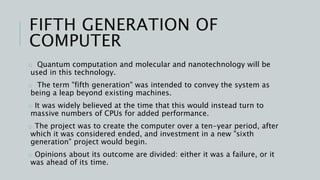 5th generation of computer | PPTX