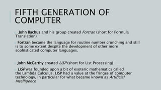 5th generation of computer | PPTX