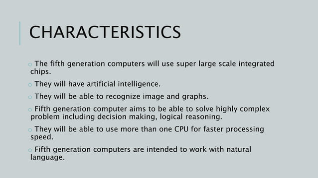 5th generation of computer | PPTX
