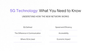 Fifth Generation Technology | PDF