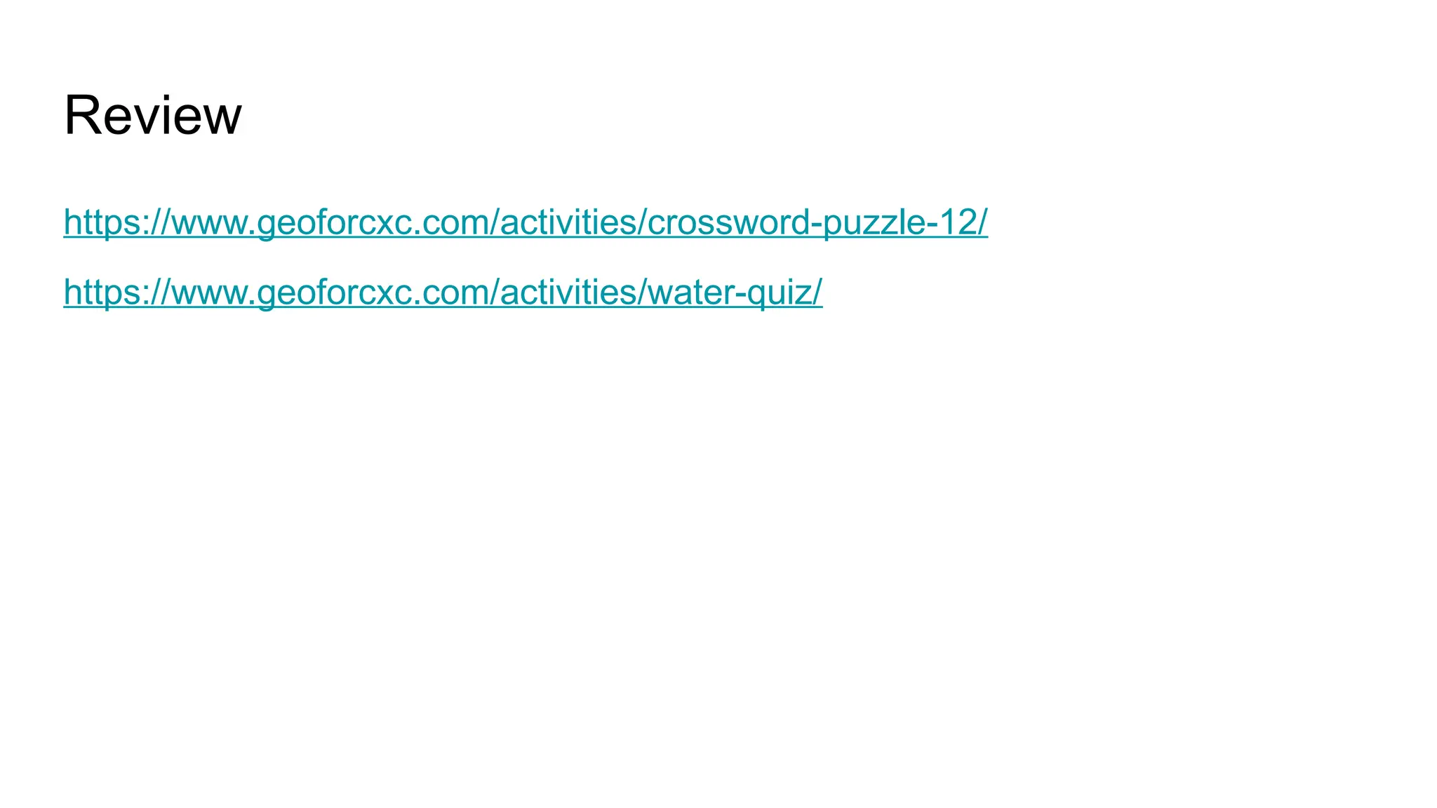 Geography CXC Hydrological cycle fourth to fitfh form | PPT