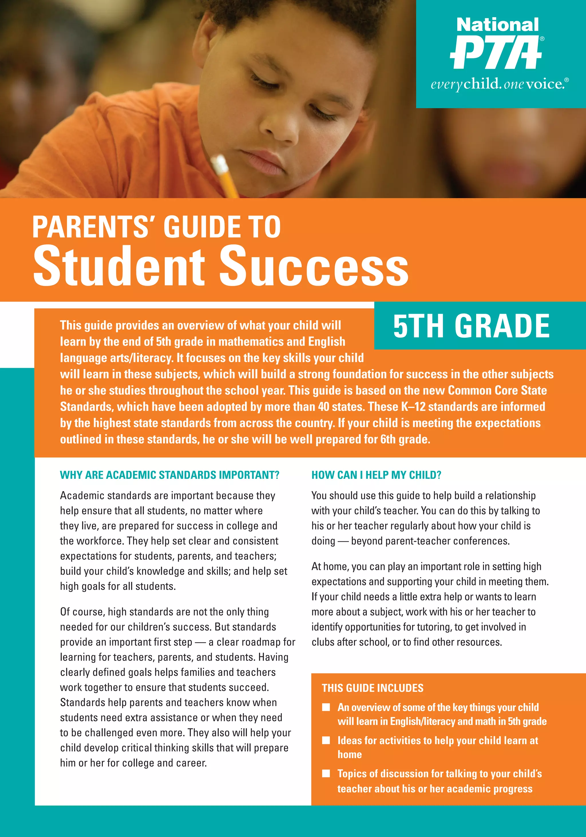 5th grade--Parent's Guide to Student Success | PDF
