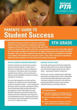 5th grade--Parent's Guide to Student Success | PDF