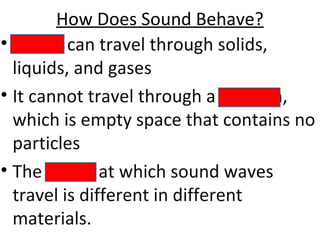 5th grade chapter 14 section 2 - what is sound energy | PPT