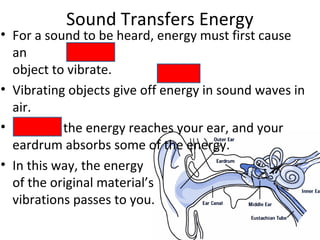 5th grade chapter 14 section 2 - what is sound energy | PPT