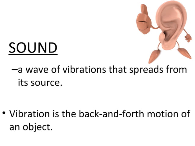 5th grade chapter 14 section 2 - what is sound energy | PPT | Physics ...