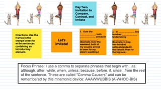 5th grade comma after an introductory element | PDF