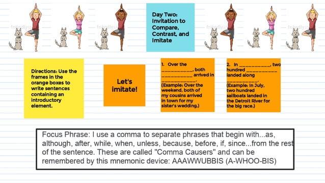 5th grade comma after an introductory element | PDF