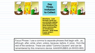 5th grade comma after an introductory element | PDF